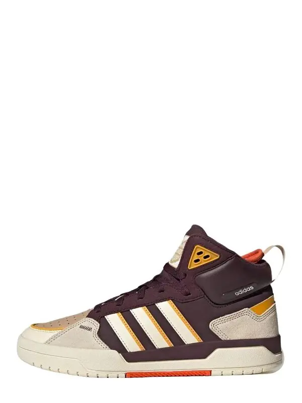 Adidas Neo 100db Mid Top Sneakers - Brown/cream/yellow