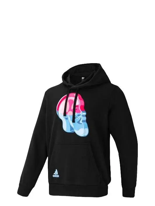 Adidas Casual Basketball Hoodie - Black