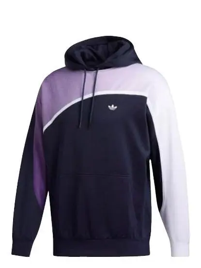 Adidas Originals Colorblock Gradient Pullover Hoodie - Legendary Blue
