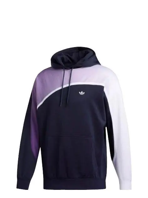 Adidas Originals Colorblock Gradient Pullover Hoodie - Legendary Blue