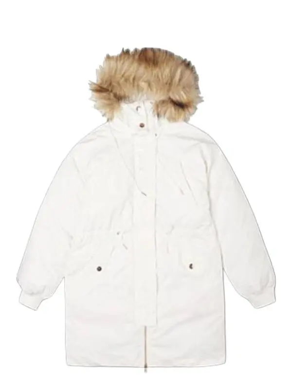 CONVERSE Long Down Parka - White
