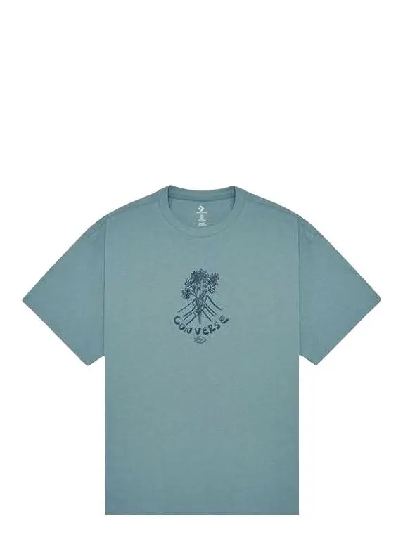 CONVERSE Flower Friends Tee Asia Sizing - Blue