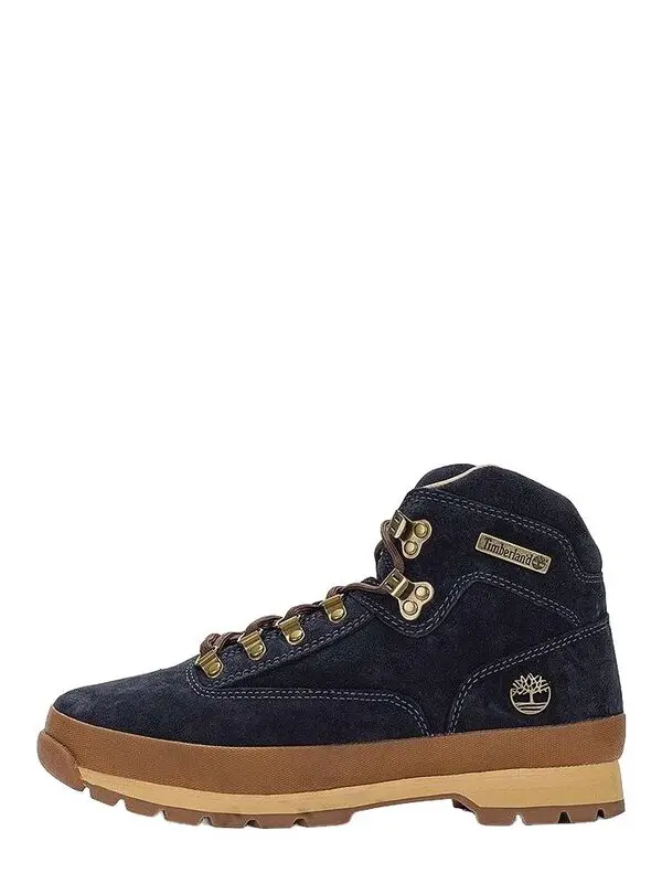 Timberland Euro Hiker Mid Lace Up Boots - Navy/brown