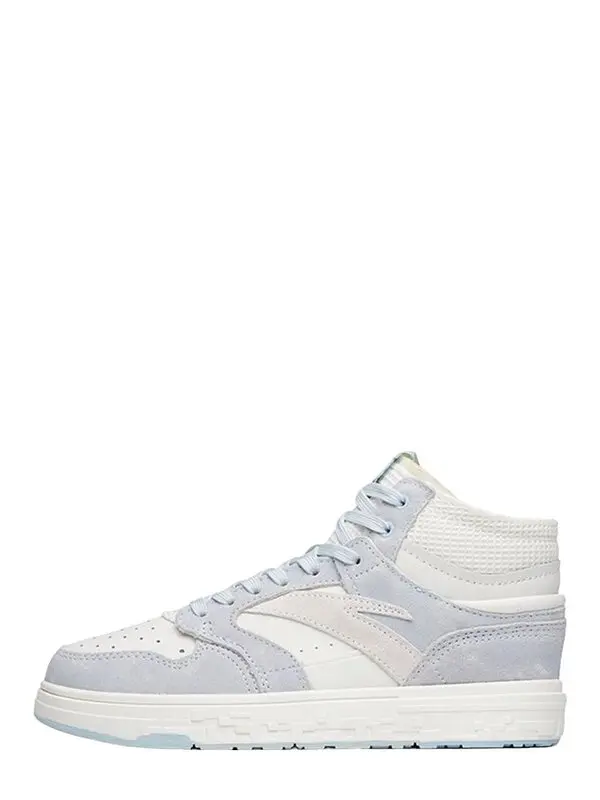 ANTA Streetball Mid Sneakers - White/light Purple/yellow
