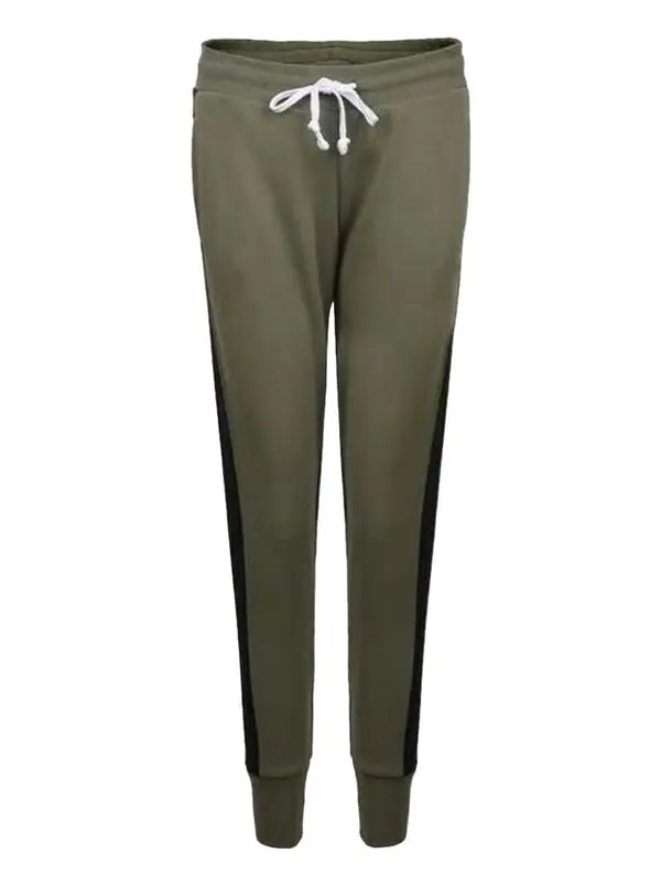 CONVERSE Knit Track Pants With Side Stripe Detail - Green
