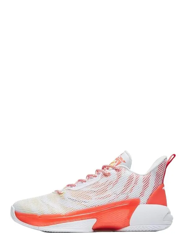 ANTA Attack 4 Sneakers - White/orange
