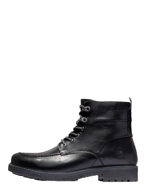 Timberland Oakrock Waterproof Lace Up Zip Up Boots - Black