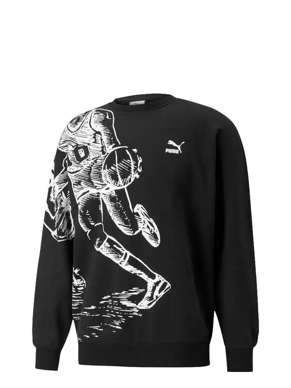 PUMA X Joshua Vibes Crew Sweatshirt - Black/white