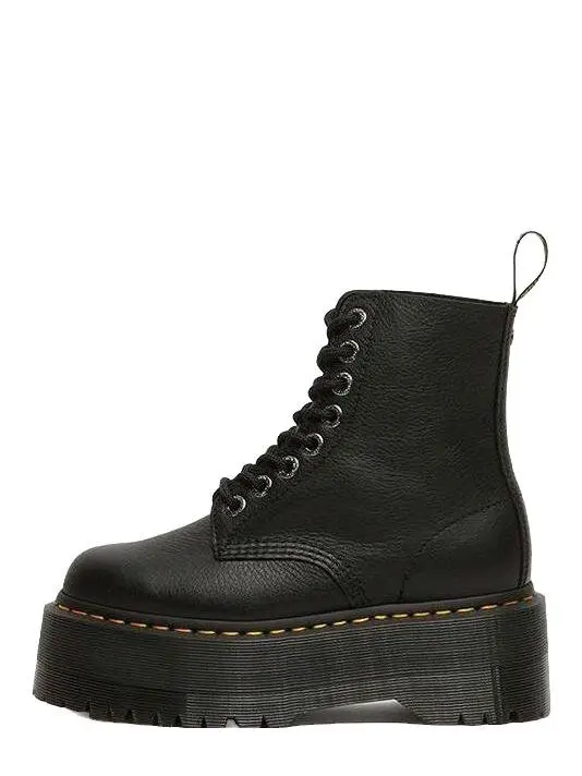Dr. Martens 1460 Pascal Pisa Platform Boots - Carbon Black