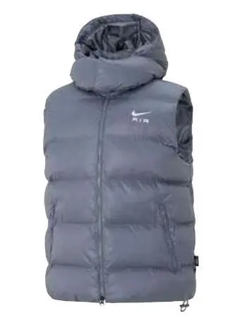 Nike Therma-fit Hoody Vest - Grey