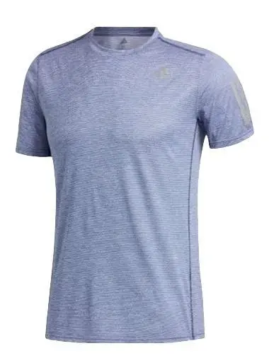 Adidas Reflective Running Sports Short Sleeve - Blue