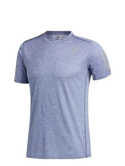 Adidas Reflective Running Sports Short Sleeve - Blue
