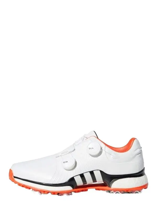 Adidas Tour360 Xt Twin Boa Golf Shoes - White/orange