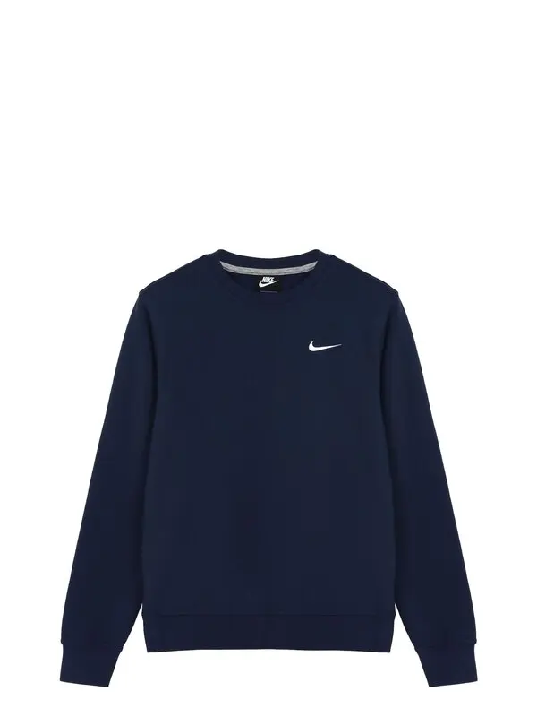 Nike Knit Sports Fleece Pullover - Blue