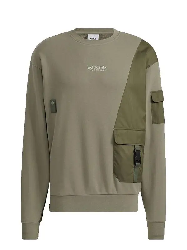 Adidas Originals Adventure Crewneck Pullover With Multiple Pockets - Multi-color