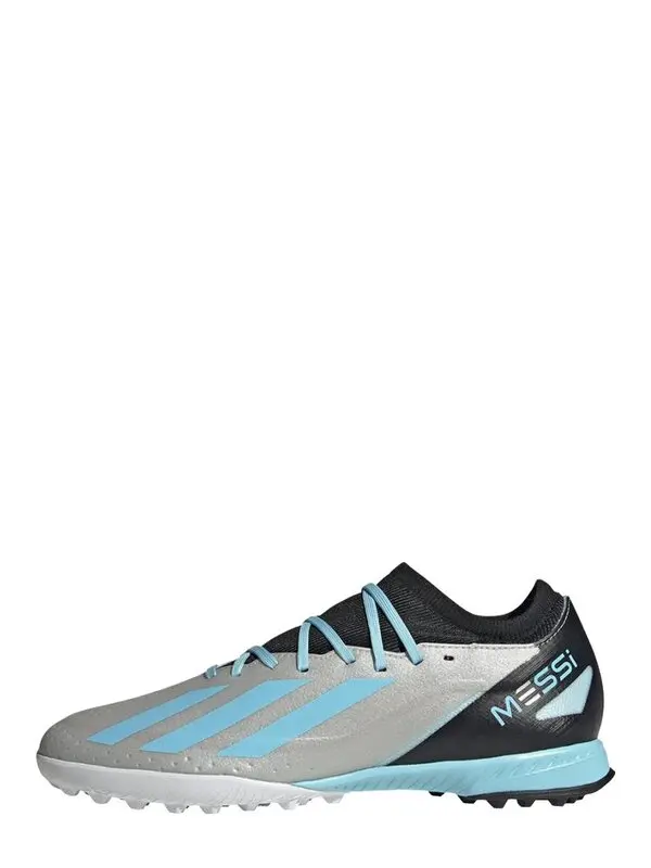 Adidas X Crazyfast Messi.3 Tf Sneakers - Silver Metallic/bliss Blue/core Black