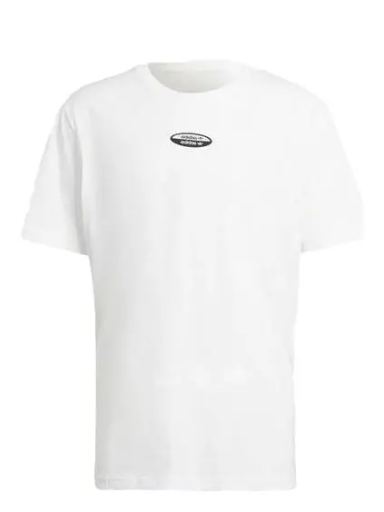 Adidas Originals Ss22 Casual Back Printing Round Neck Short Sleeve White - Default Color