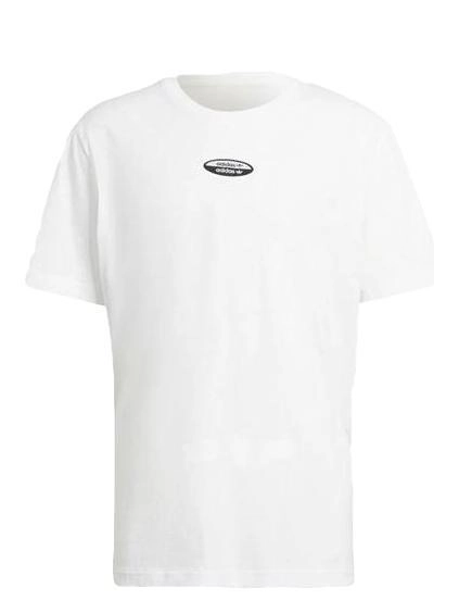 Adidas Originals Ss22 Casual Back Printing Round Neck Short Sleeve White - Default Color