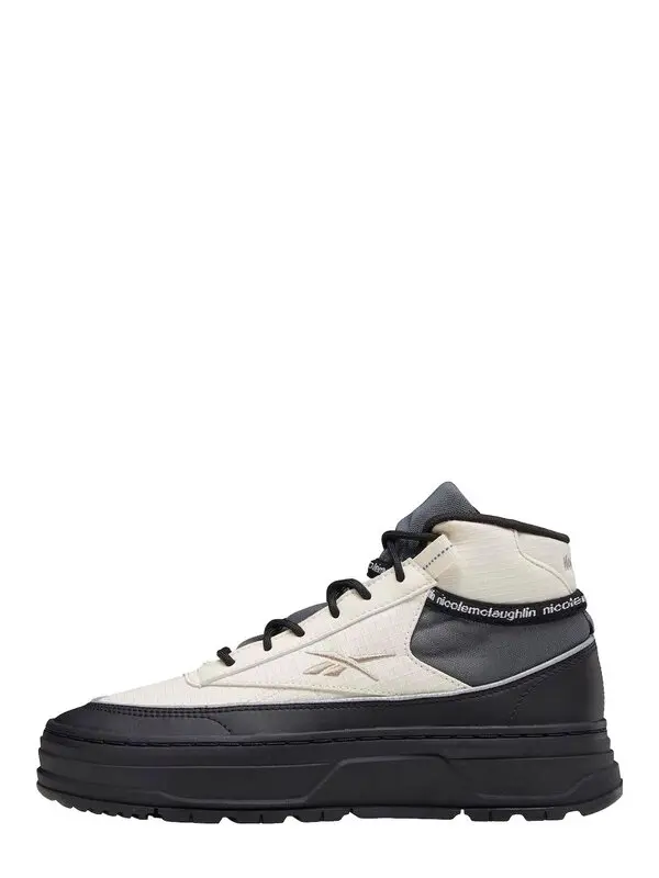 REEBOK Club C Geo Mid X Nicole Mclaughlin 'white Gray - White/gray