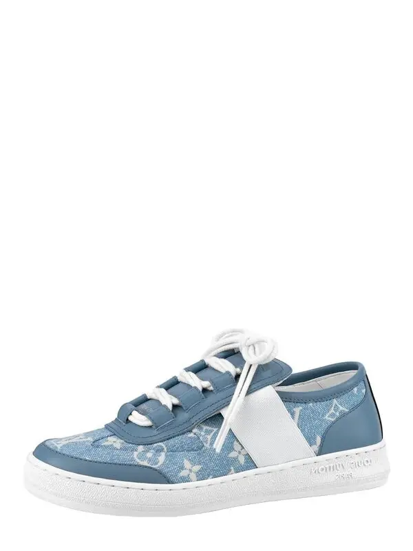 LOUIS VUITTON Lous Sneakers Denim Monogram - Blue/white