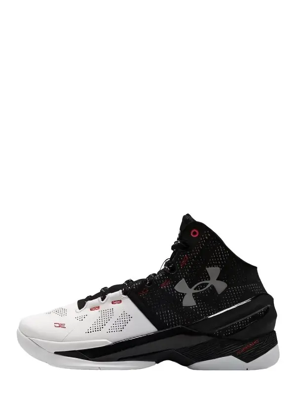Under Armour Curry 2 Retro "suit & Tie" Sneakers - White/black/metallic Silver