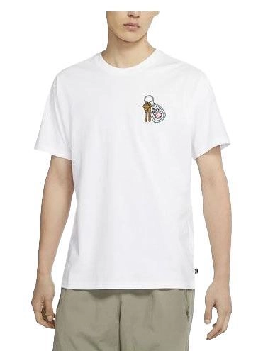Nike Skateboard Round Neck Pullover Short Sleeve - White