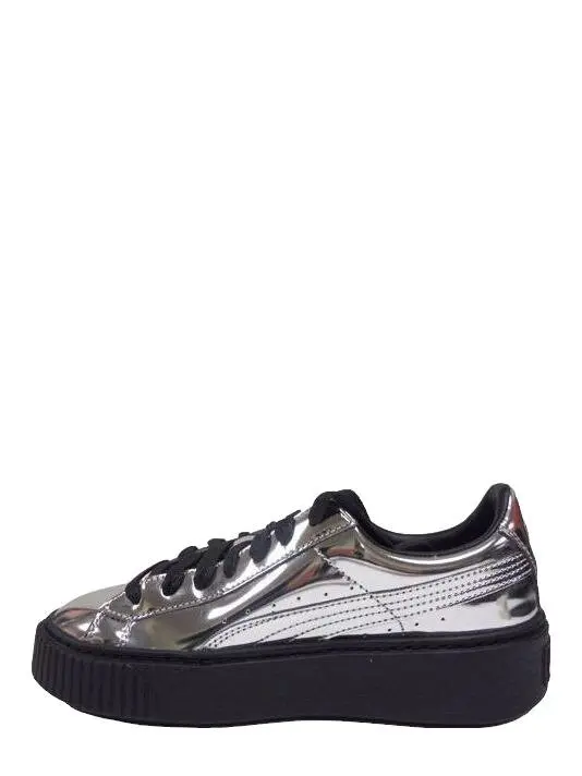 PUMA Platform Metallic Gs - Silver