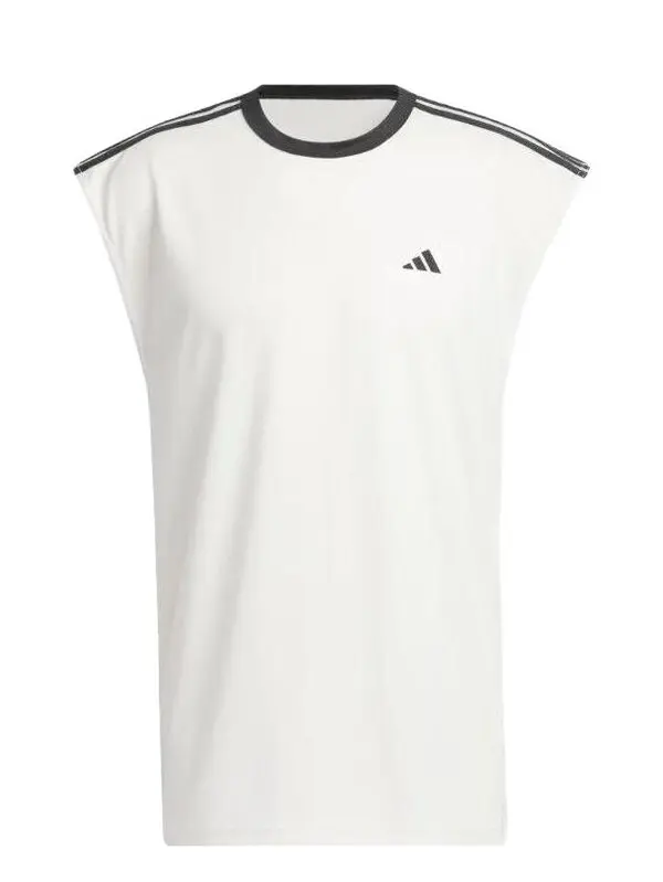 Adidas Basketball All World Sleeveless T-shirt - White