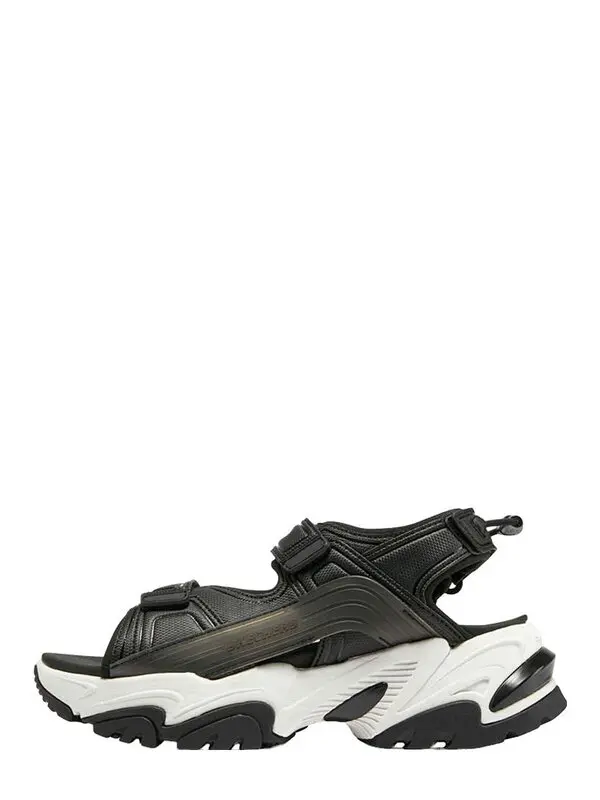 Sketchers Cali Stamina V2 Athletic Sandals - Black/white