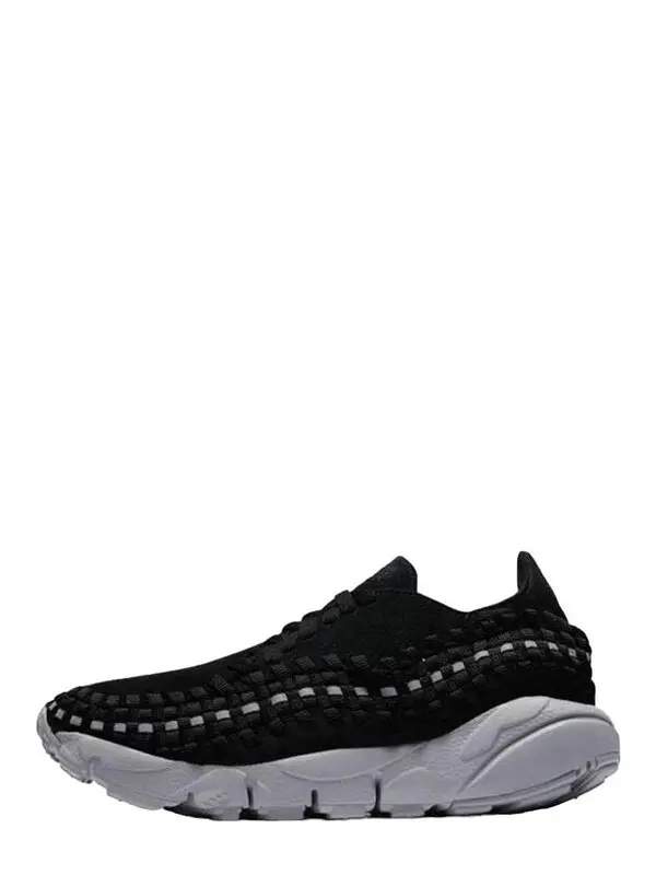 Nike Footscape Woven Sneaker - Black/reflect Silver-wolf Grey