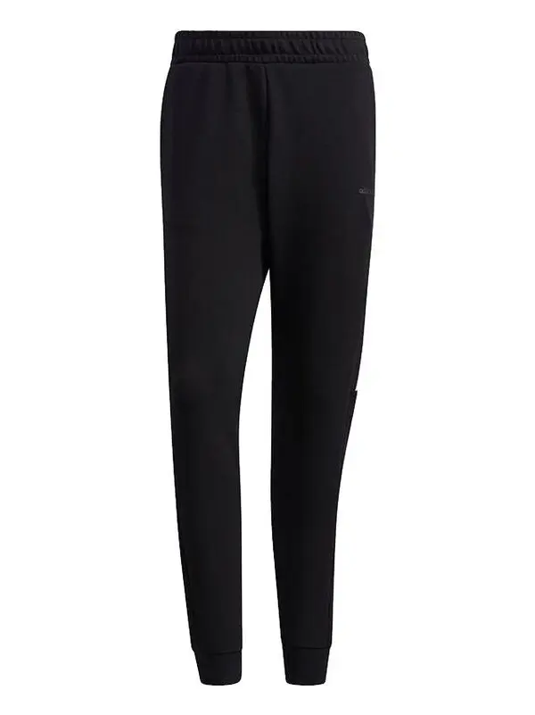 Adidas Neo M Cs Db Tp 2 Logo Stripe Athletics Sports Knit Bundle Feet Pants - Black
