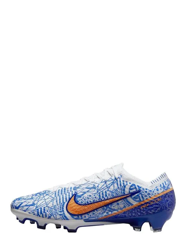 Nike Zoom Mercurial Vapor 15 Elite Cr7 Fg Soccer Cleats - Blue/white