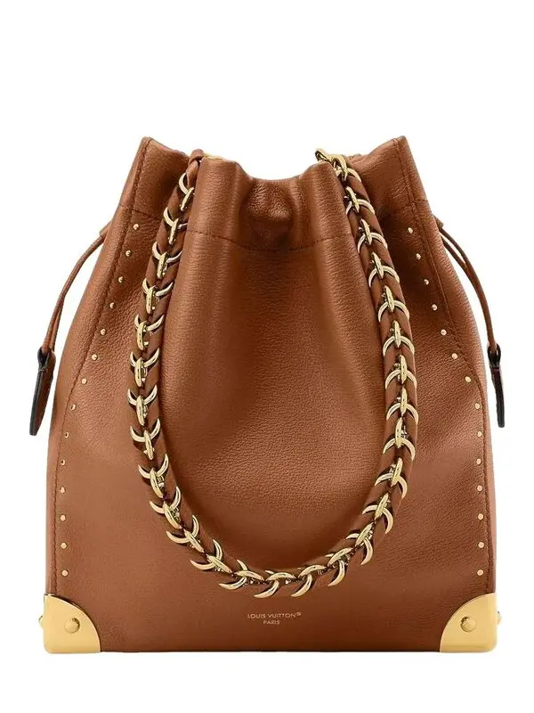 LOUIS VUITTON Noé Trunk Bucket Bag - Tan