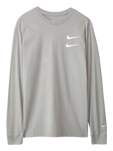 Nike Swoosh Long Sleeve T-shirt - Grey