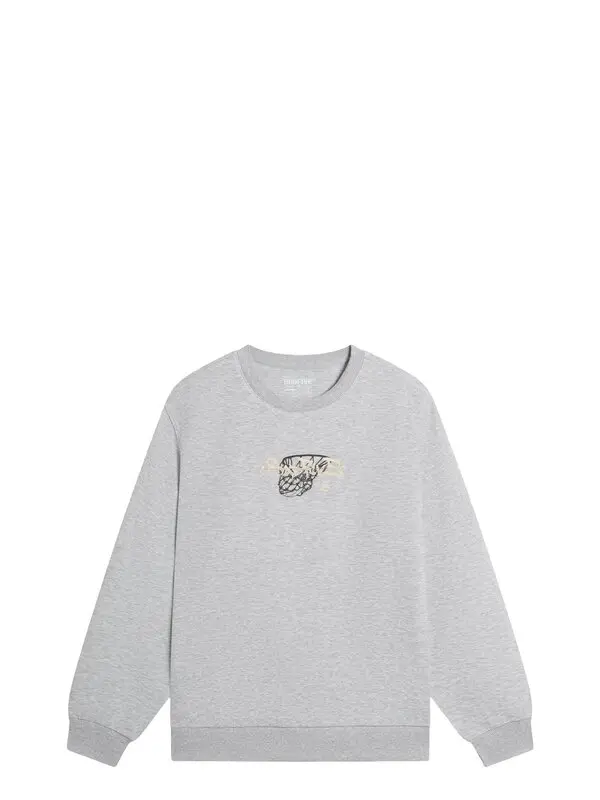 LI-NING Badfive Graphic Sweatshirt - Grey