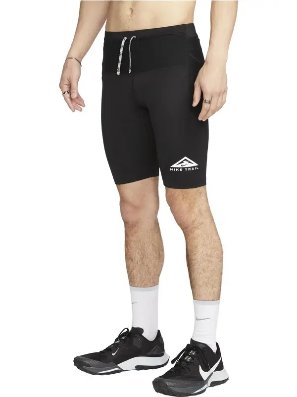 Nike Trail Dri-fit Lava Loops 1/2-length Trail Running Tights - Black
