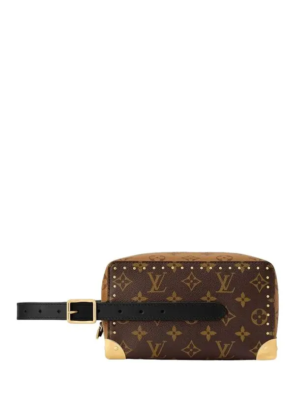 LOUIS VUITTON 26 Locker Dopp Kit - Brown