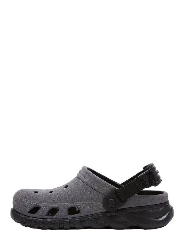 CROCS Duet Max Reflective Clog - Grey/black
