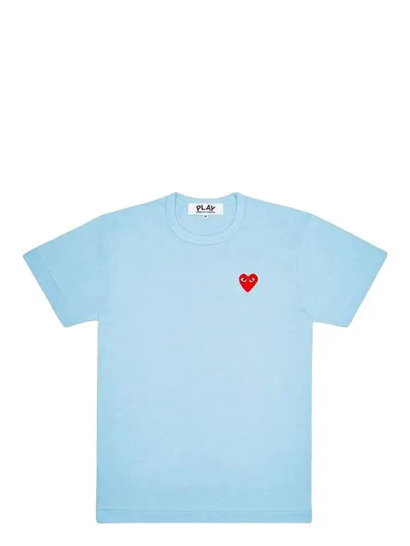 Play Comme Des Garcon Kawakubo Rei Red Love Embroidered - Blue