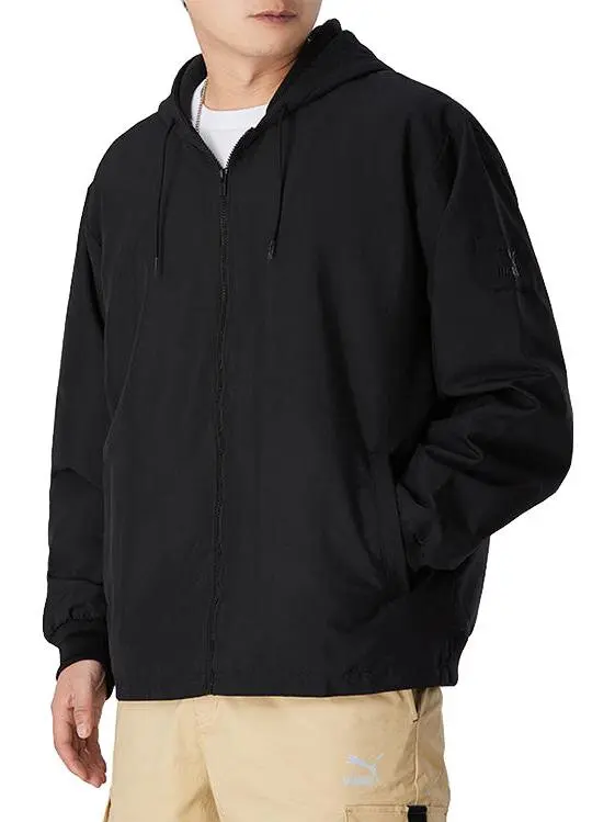 PUMA Full-zip Hooded Jacket - Black