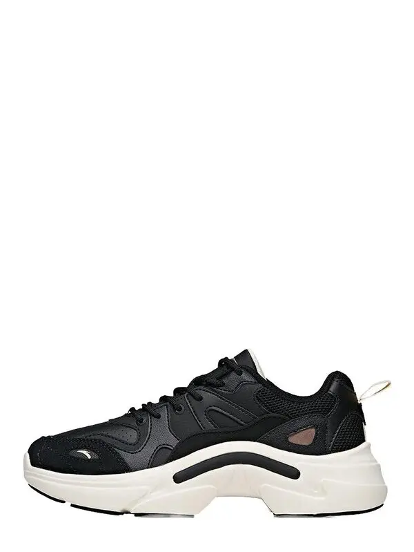 ANTA Life Series "black Dad Shoes" Sneakers - Black/white