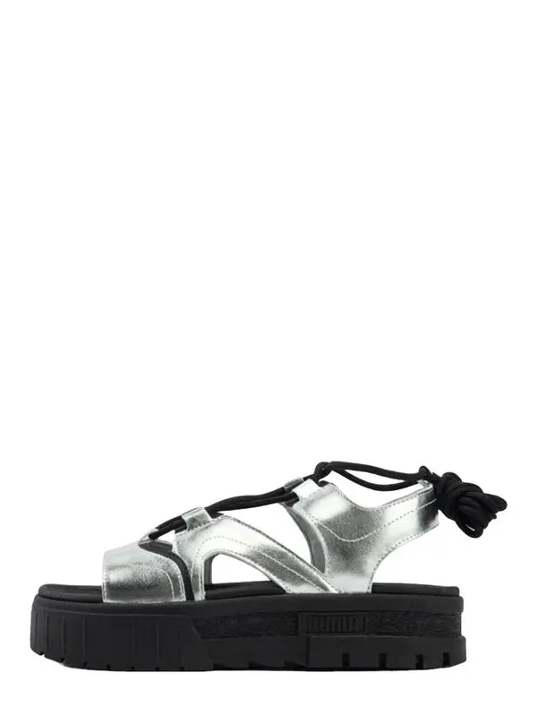 PUMA Cilia Wedge Sandals - Silver/black