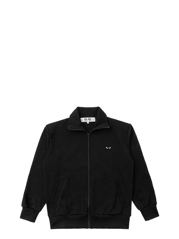 Play Comme Des Garcon Big Heart Track Jacket - Black