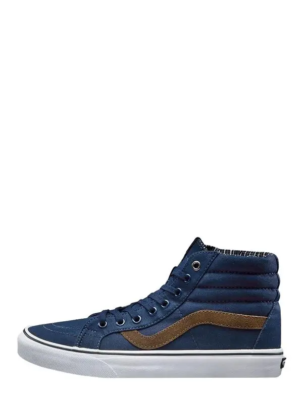VANS Sk8-hi Reissue Cord & Plaid Sneakers - Blue