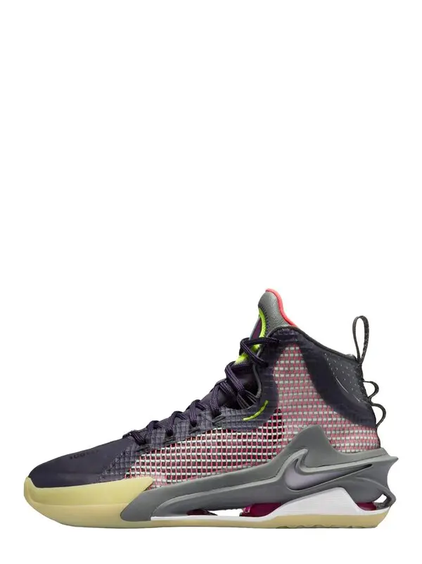 Nike Zoom Gt Jump 'chaos' High Top Sneakers - Grey/red