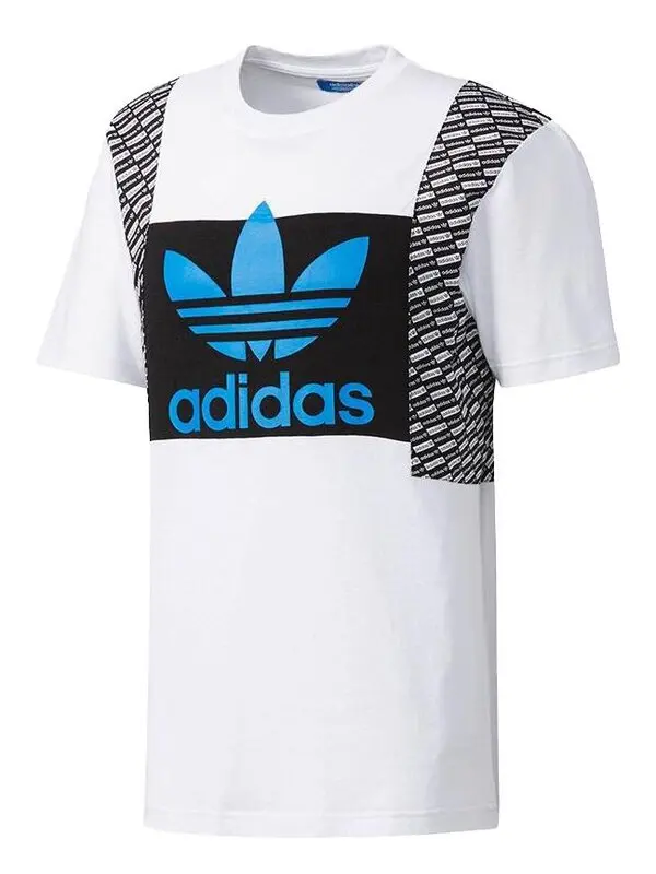 Adidas Originals 2 Lond Causual Sports Printing Round Collar Male - White