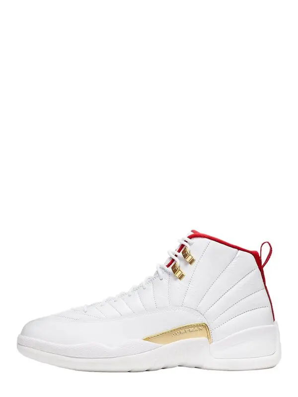 JORDAN Retro "fiba - White/university Red-metallic Gold