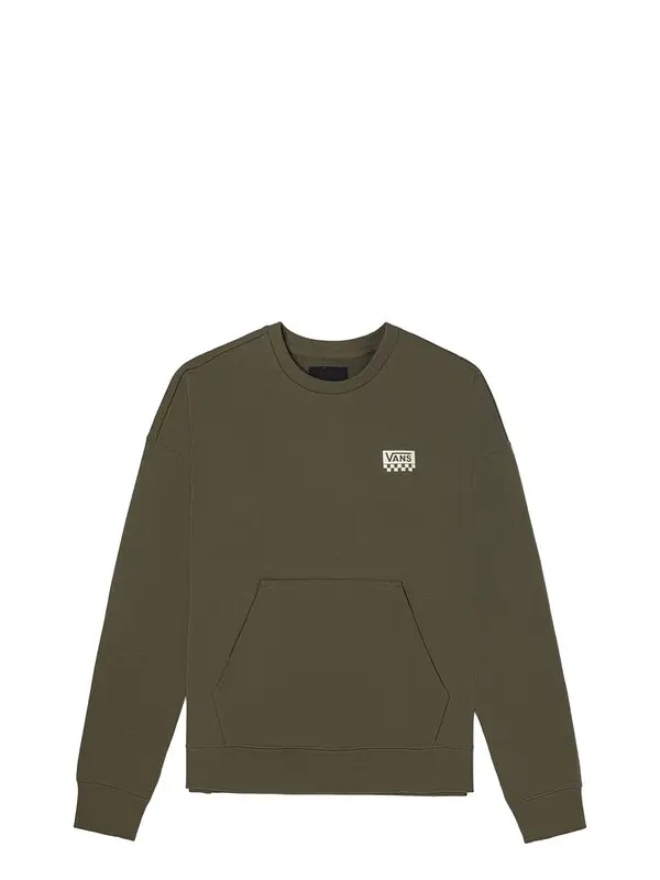 VANS Graphic Logo Crewneck Sweater - Green/white