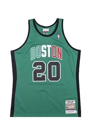 Mitchell & Ness Ray Allen 2007-08 Miami Heat Authentic Jersey - Green