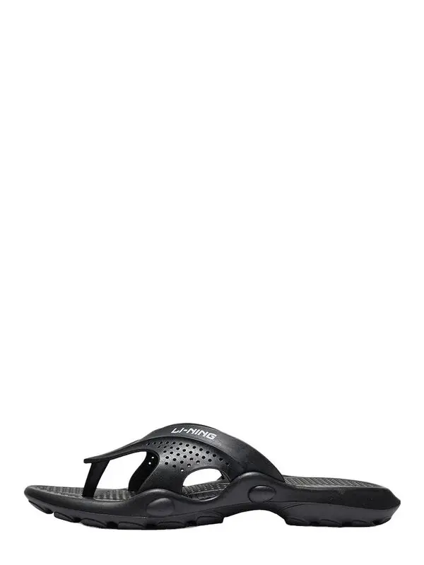 LI-NING Casual Sports Flip-flop Sandals - Black